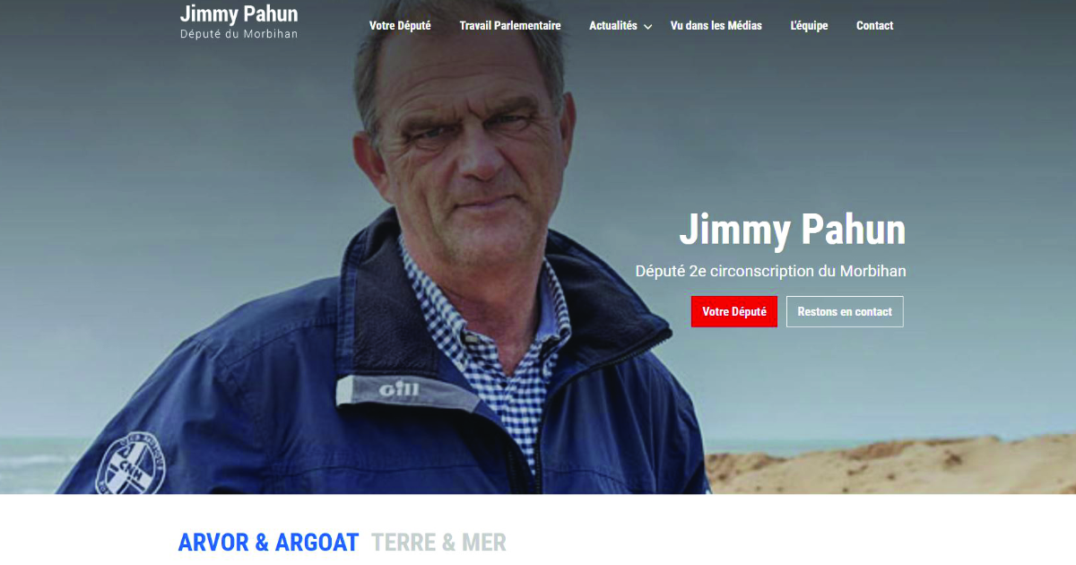 Jimmy Pahun - Député 2e circonscription du Morbihan